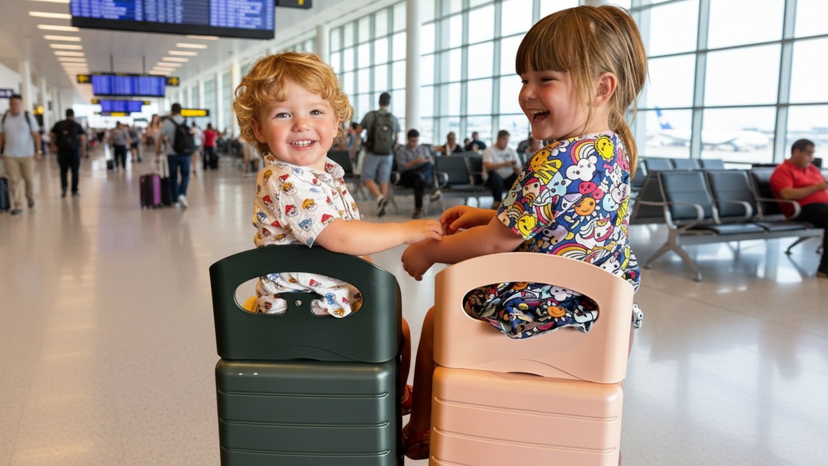 Kendi Carry On Suitcases With Built In Seat